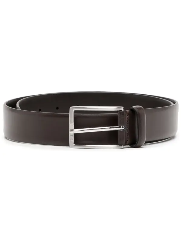 BOSS Buckle-fastening Leather Belt - Brown