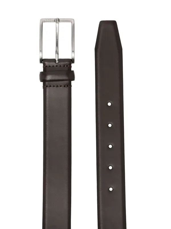 BOSS Pin-buckle Belt In Italian Leather