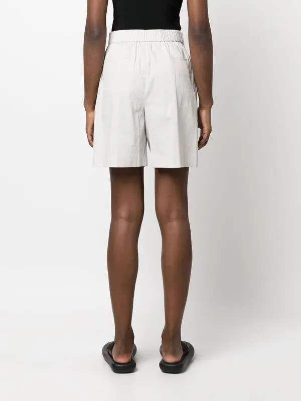Theory High-waisted Thigh-length Shorts