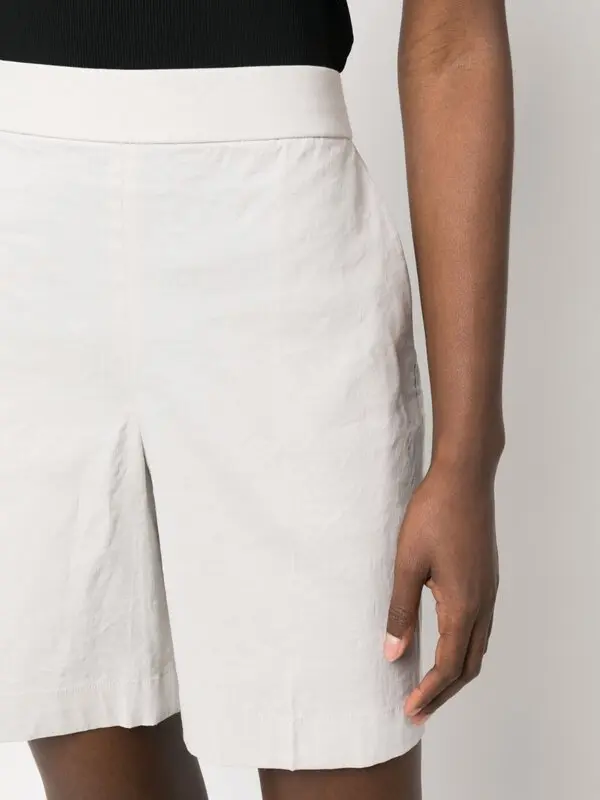Theory High-waisted Thigh-length Shorts