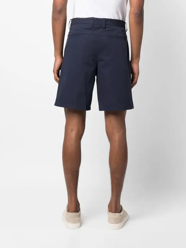 A.p.c. Cotton Bermuda Shorts - Blue
