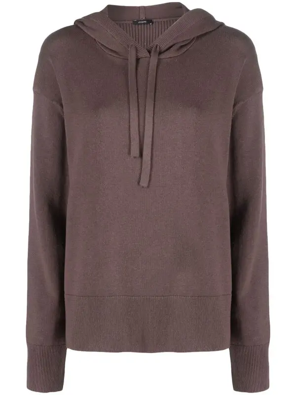 JOSEPH Knitted Drawstring Hoodie