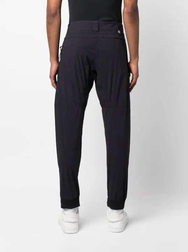 C.P. COMPANY Logo-patch Tapered Trousers
