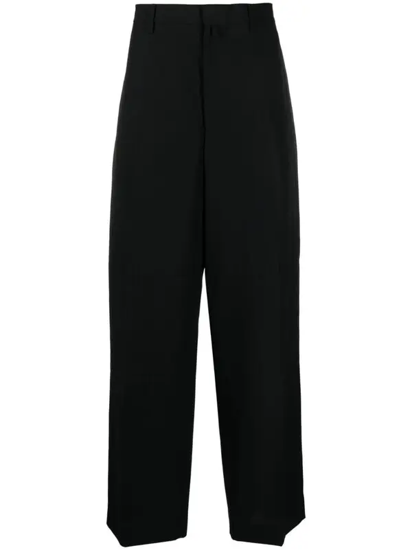 AMBUSH Wide-leg Wool Suit Trousers - Tap Shoe No Color