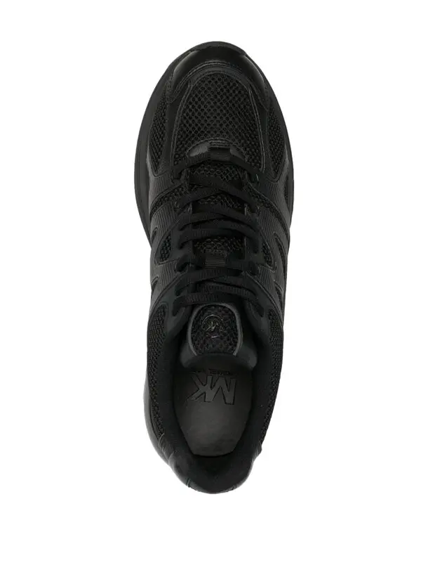 Michael Kors Kit Panelled Low-top Sneakers - Black