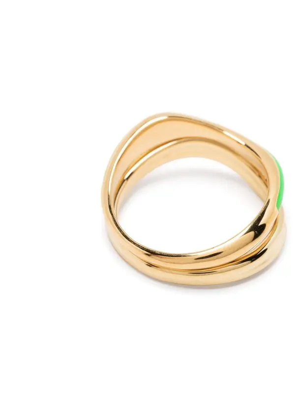 MARIA BLACK Soma Neon -plated Ring Stack - Gold