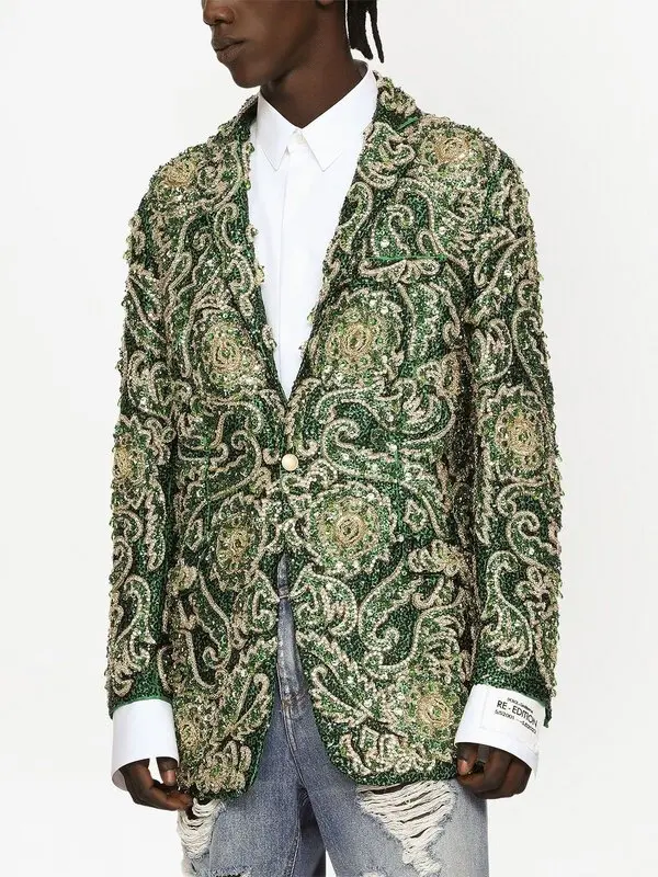 Dolce & Gabbana Taormina-fit Embroidered Blazer