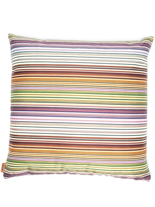 Missoni Woven Striped Cushion - White