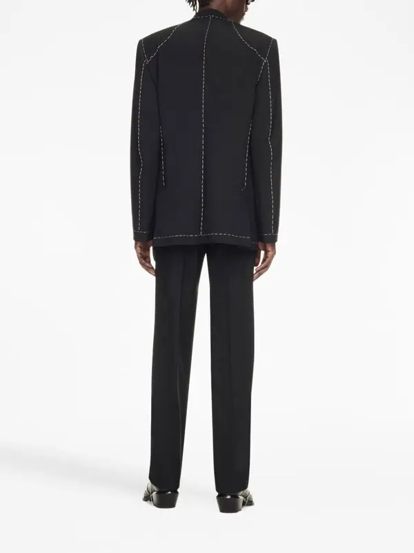 Off-White Runway Body Stitch Double-breasted Jacket