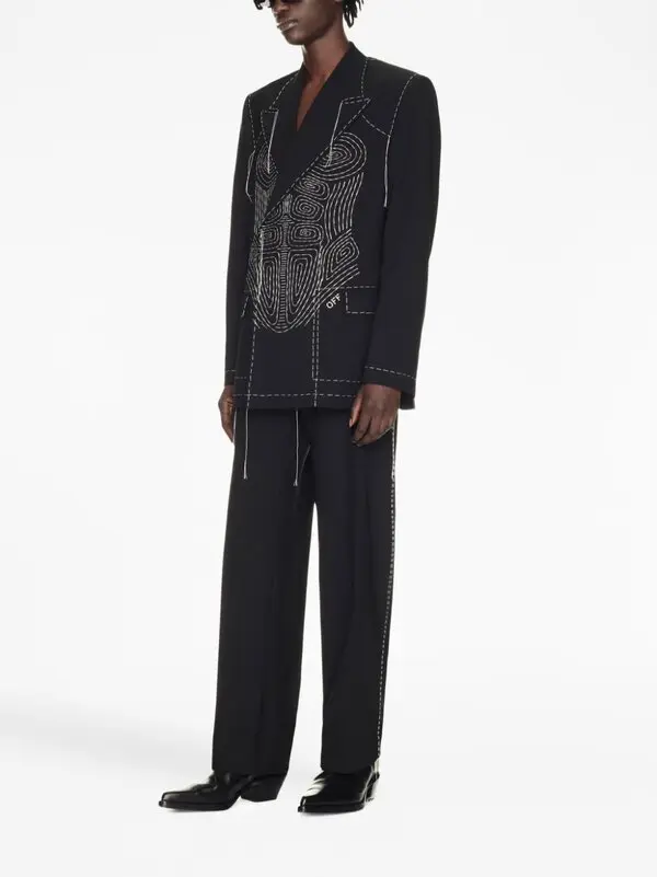 Off-White Runway Tailored Trousers