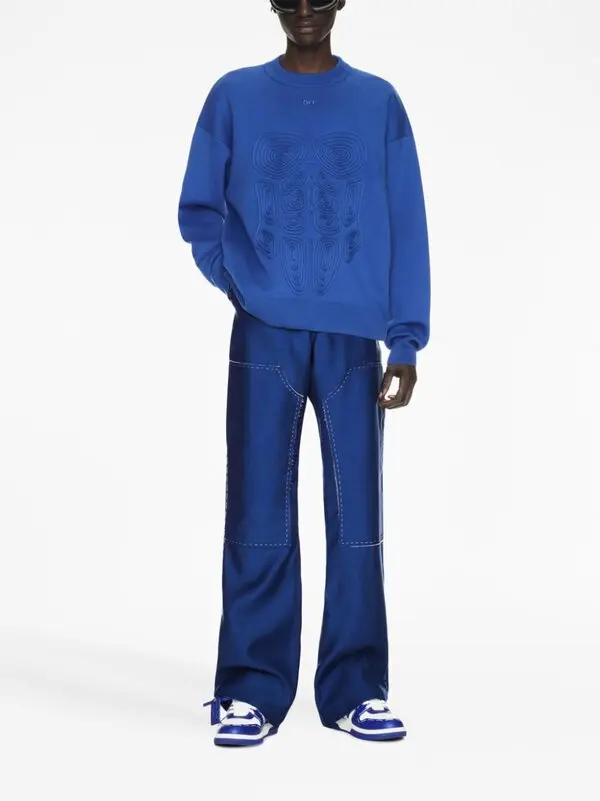 Off-White Body Scan Crew-neck Sweatshirt