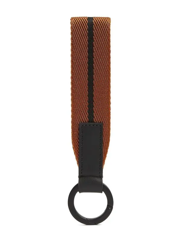 Zegna Logo-debossed Keyring