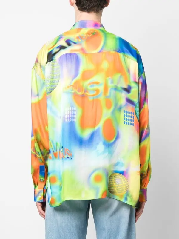 AMBUSH Graphic-print Long-sleeve Shirt
