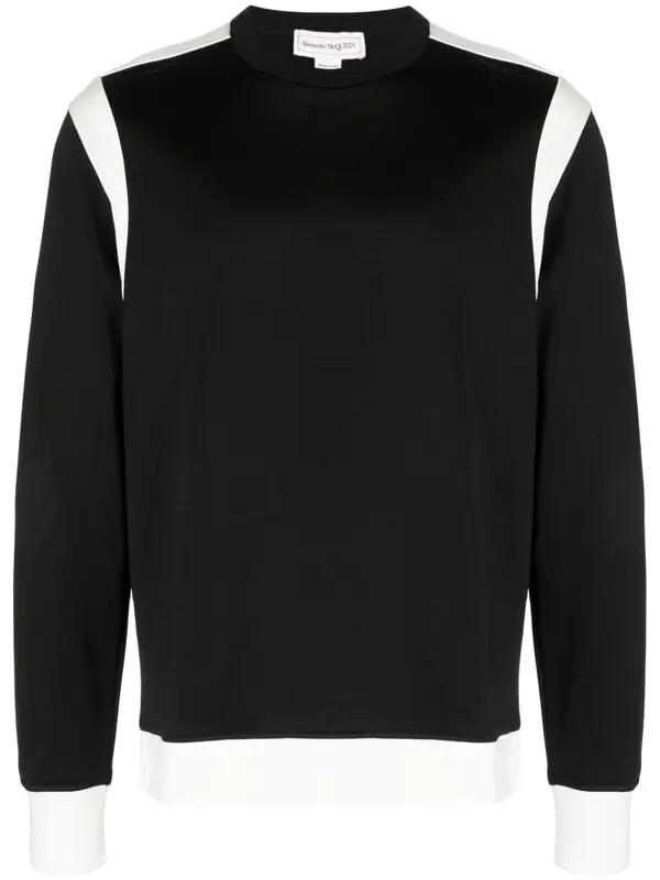 Alexander McQueen Two-tone Panelled Sweatshirt