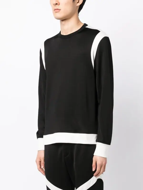 Alexander McQueen Two-tone Panelled Sweatshirt