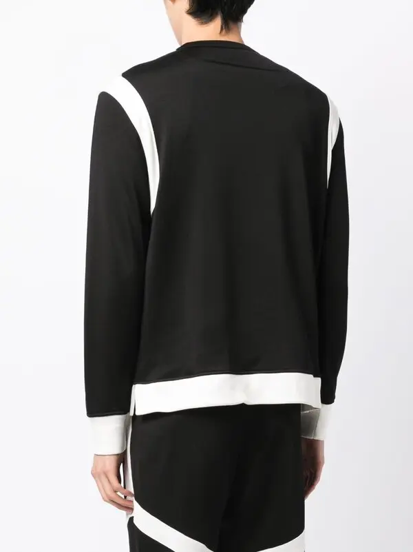 Alexander McQueen Two-tone Panelled Sweatshirt