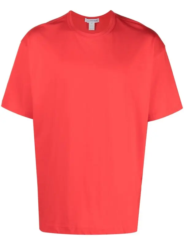 Comme Des Garçons Logo-print Cotton T-shirt - Red