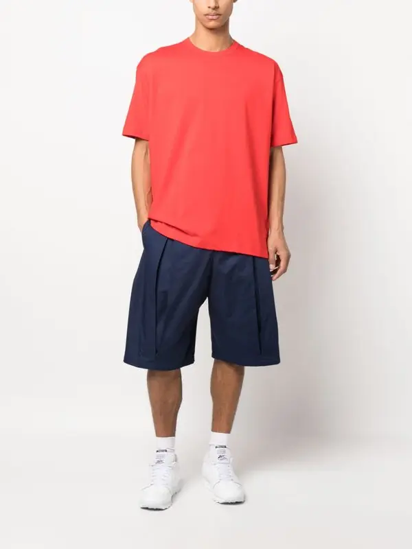 Comme Des Garçons Logo-print Cotton T-shirt - Red