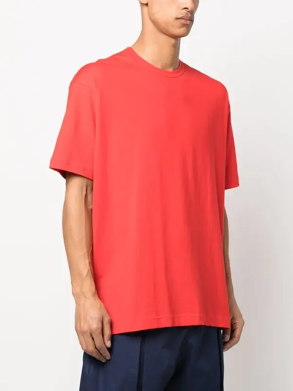 Comme Des Garçons Logo-print Cotton T-shirt - Red