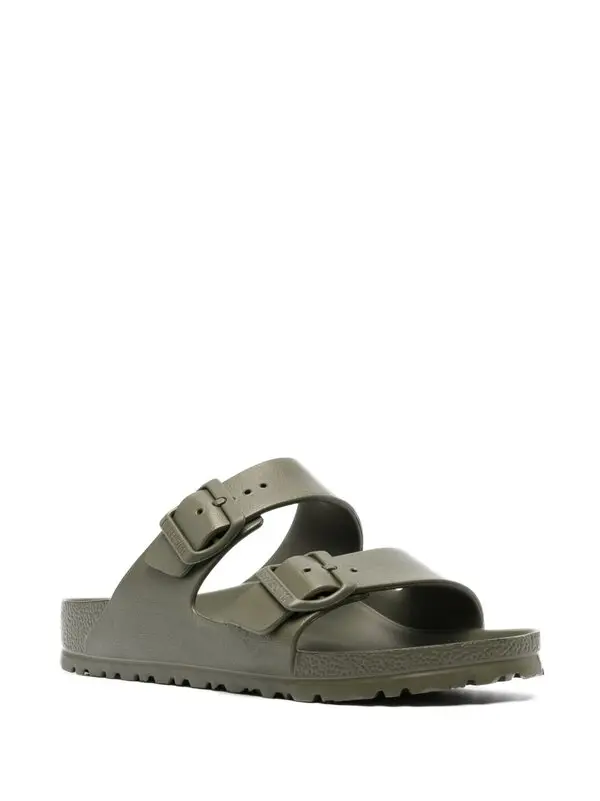 BIRKENSTOCK Arizona Flat Slides - Green
