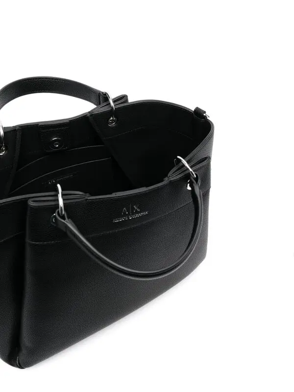 Armani Exchange Logo-stamp Tote Bag