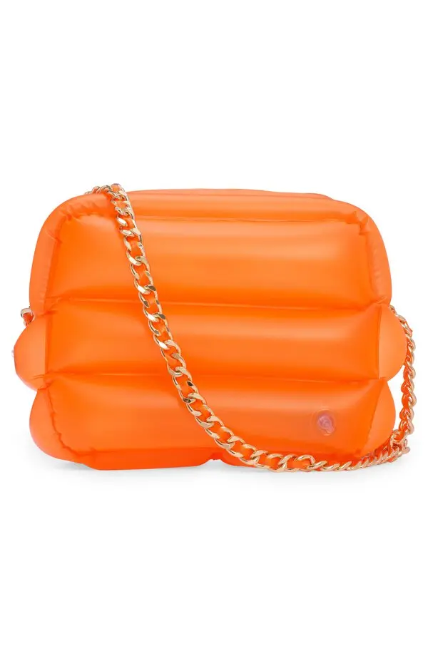 Moschino Inflatable Pvc Shoulder Bag