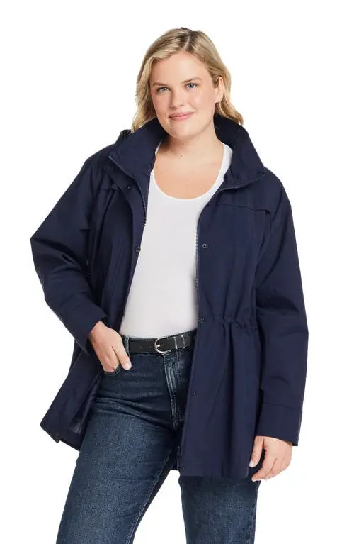 Gallery Packable Water-resistant Jacket - Navy