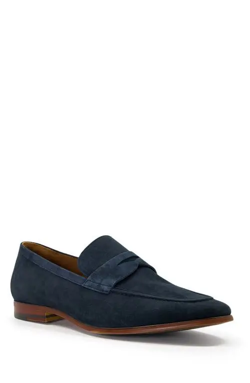 Dune London Silas Penny Loafer - Navy | Editorialist display picture 2