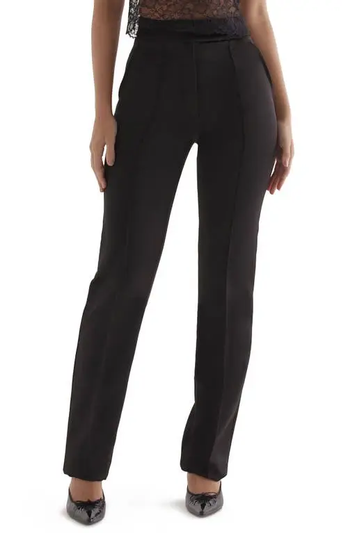 sachin and babi light blue dress Anne Klein Crepe Straight Pant, 2 / Black main image 1