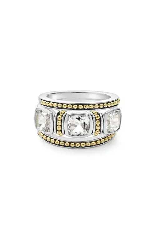 Lagos Rittenhouse Set Of 3 Stacking Rings - Topaz