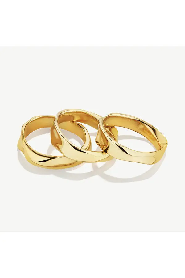 SOKO Bahari Stacking Rings - Gold