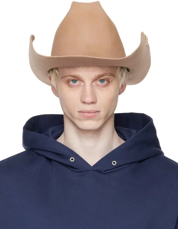 Visvim Tan Vin Cowboy Hat - Beige | Editorialist