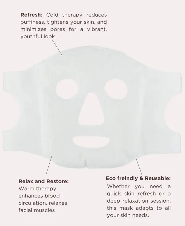 SOLARIS LABORATORIES NY Multi-use Heat & Ice Therapy Face Mask