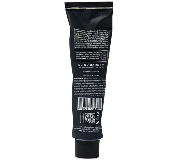 BLIND BARBER 30 Proof Styling Cream - No Color