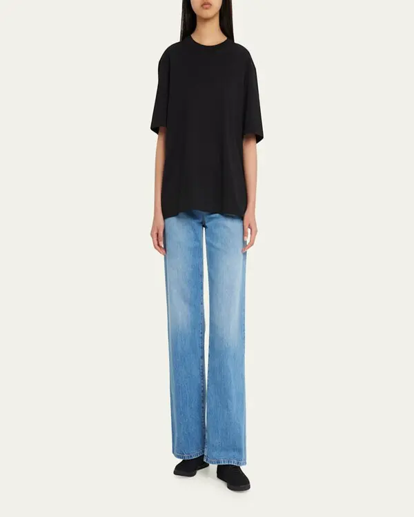 THE ROW Eglitta Straight-leg Jeans - Blue