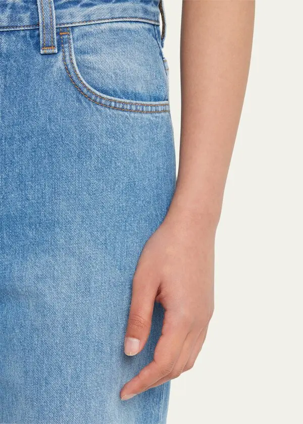 THE ROW Eglitta Straight-leg Jeans - Blue