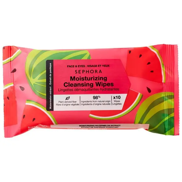 SEPHORA COLLECTION Cleansing + Exfoliating Wipes / 1 Pack - Watermelon