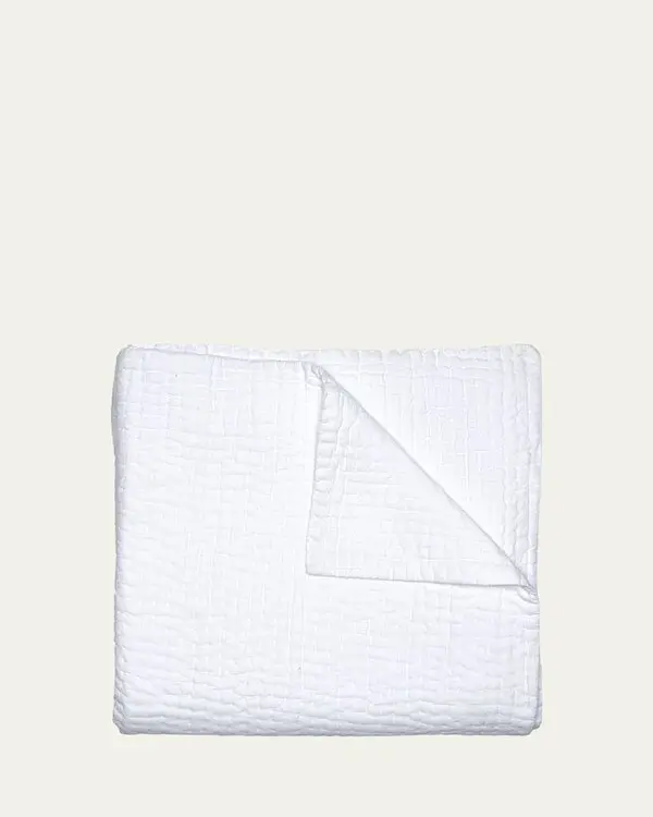 JOHN ROBSHAW Vivid Coverlet - White