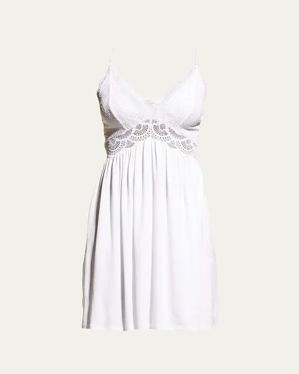 Eberjey Mariana Chemise - White
