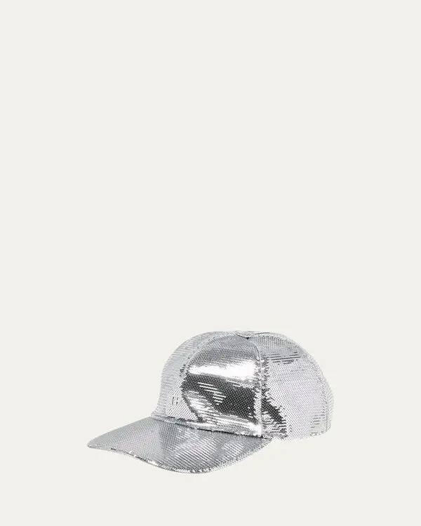 Tom Ford Monogram Sequined Baseball Cap Tom Ford Women main image 4