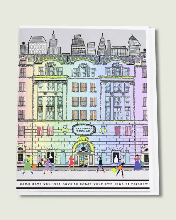 VERRIER Some Days You Just Have To Chase Your Own Kind Of Rainbow Greeting Card - Multi