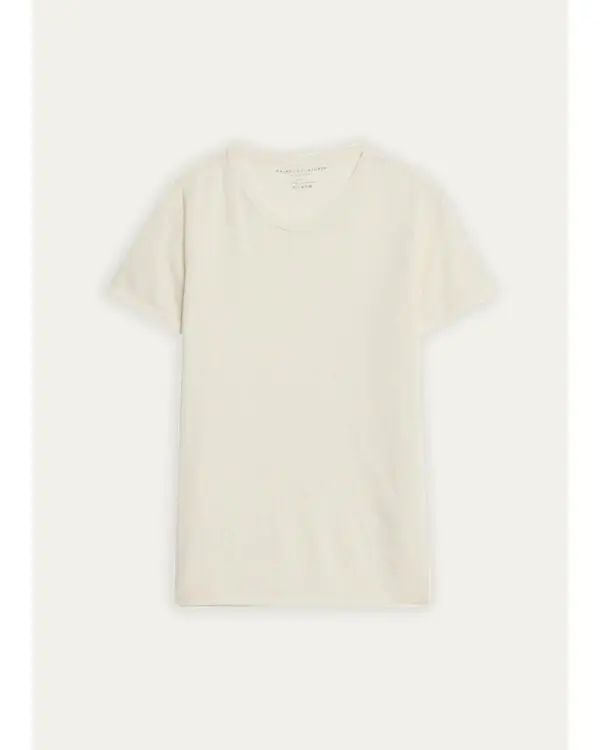 Majestic Filatures Machine Washable Cashmere Crewneck Top - Milk