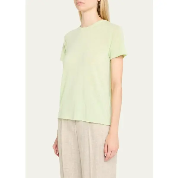 Majestic Filatures Machine Washable Cashmere Crewneck Top - Milk