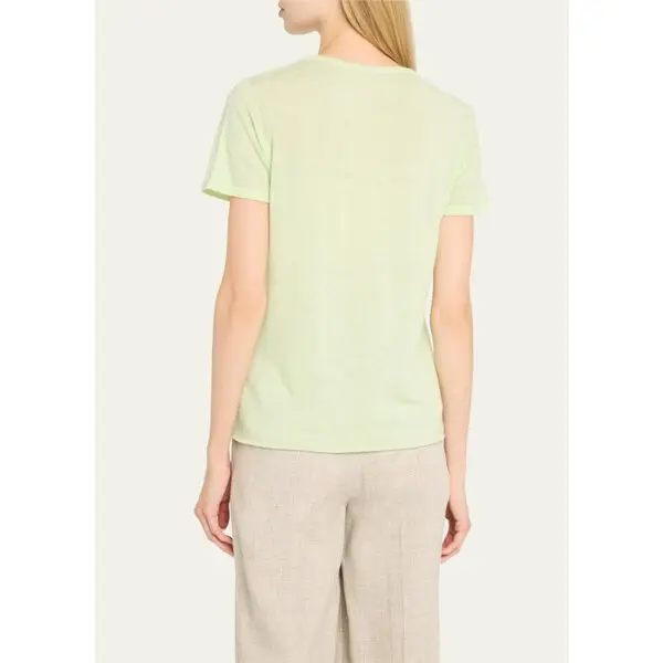 Majestic Filatures Machine Washable Cashmere Crewneck Top - Milk
