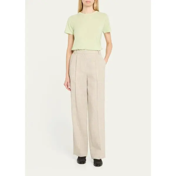 Majestic Filatures Machine Washable Cashmere Crewneck Top - Milk