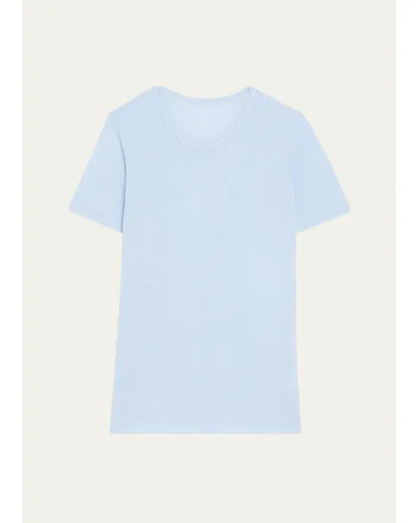Majestic Filatures Machine Washable Cashmere Crewneck Top - Ocean