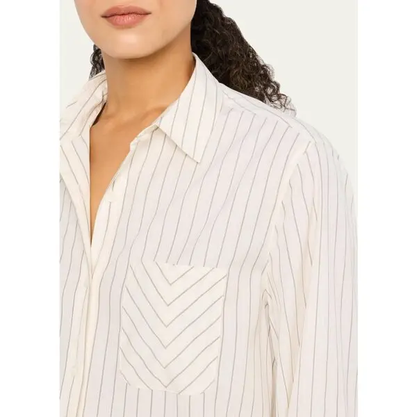 Rag & Bone Maxine Striped Shirt - Brwstripe