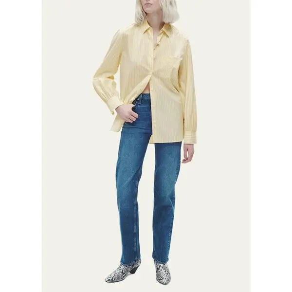 Rag & Bone Maxine Striped Shirt - Brwstripe
