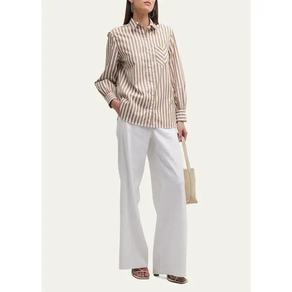 Rag & Bone Maxine Striped Shirt - Brwstripe