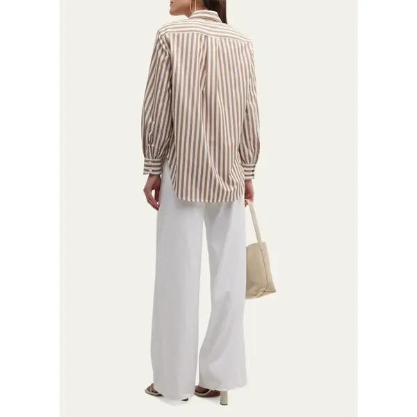 Rag & Bone Maxine Striped Shirt - Brwstripe